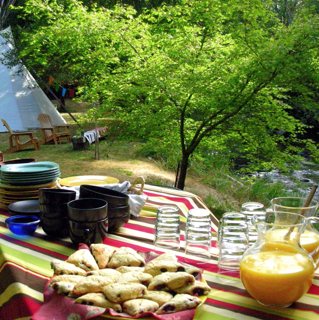 Tipi Village by the river | Ambuja Yoga